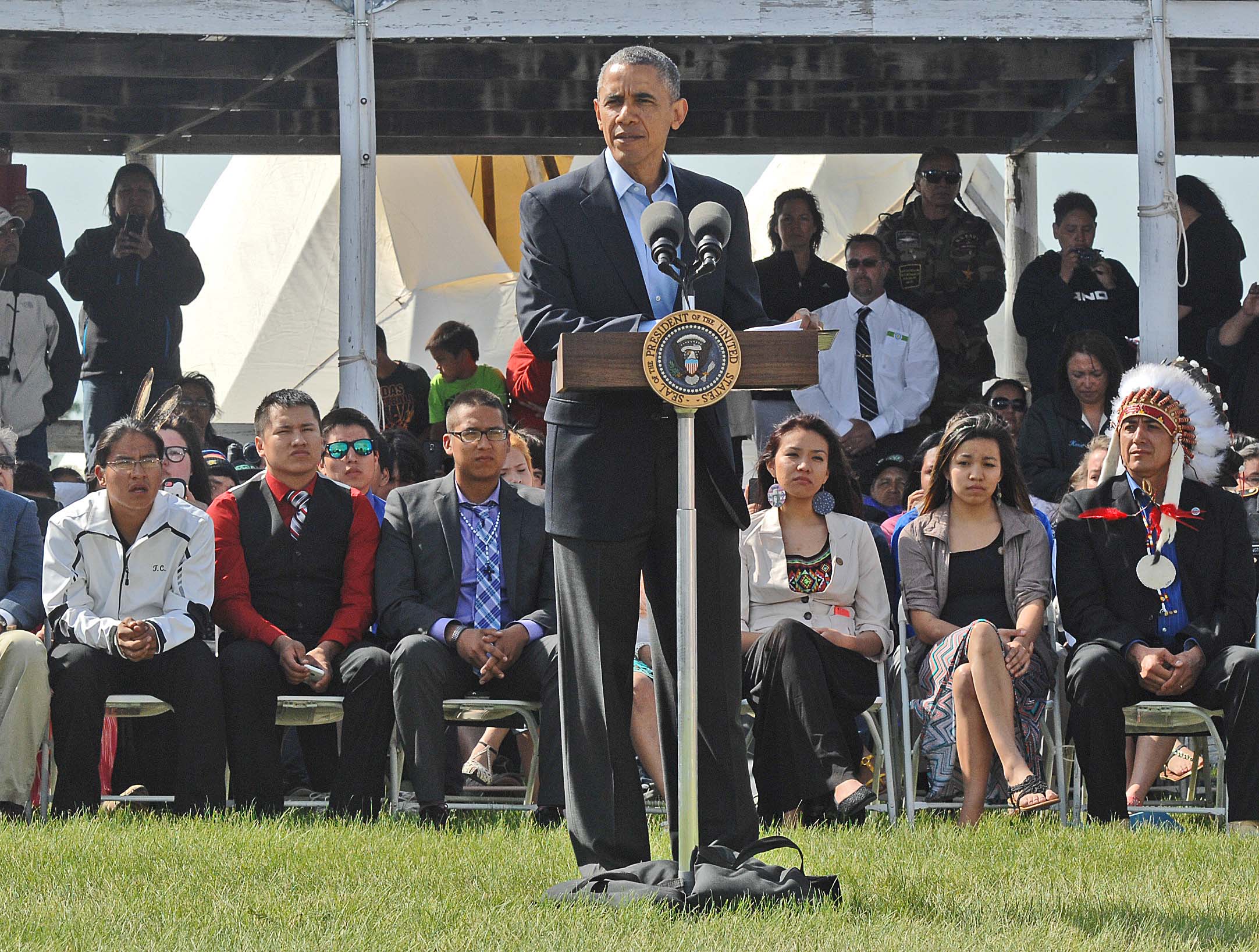 Photo Gallery|President Obama’s Historic Visit to Sioux Nation ...