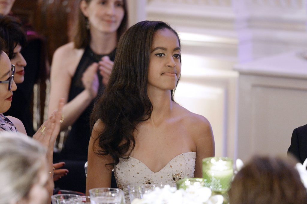 Malia and Sasha Obama Stunned At Their First State Dinner | 3CHICSPOLITICO