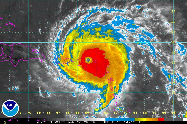 Hurricane Irma is so strong it’s registering on devices designed to ...
