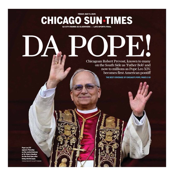 Open Thread | Cardinal Robert Francis Prevost, American, Chosen as Pope ...